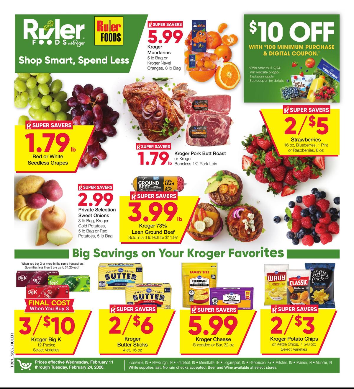 Ruler Foods Weekly Ad (02/11/26 - 02/24/26) & Flyer Preview - EveryPayJoy