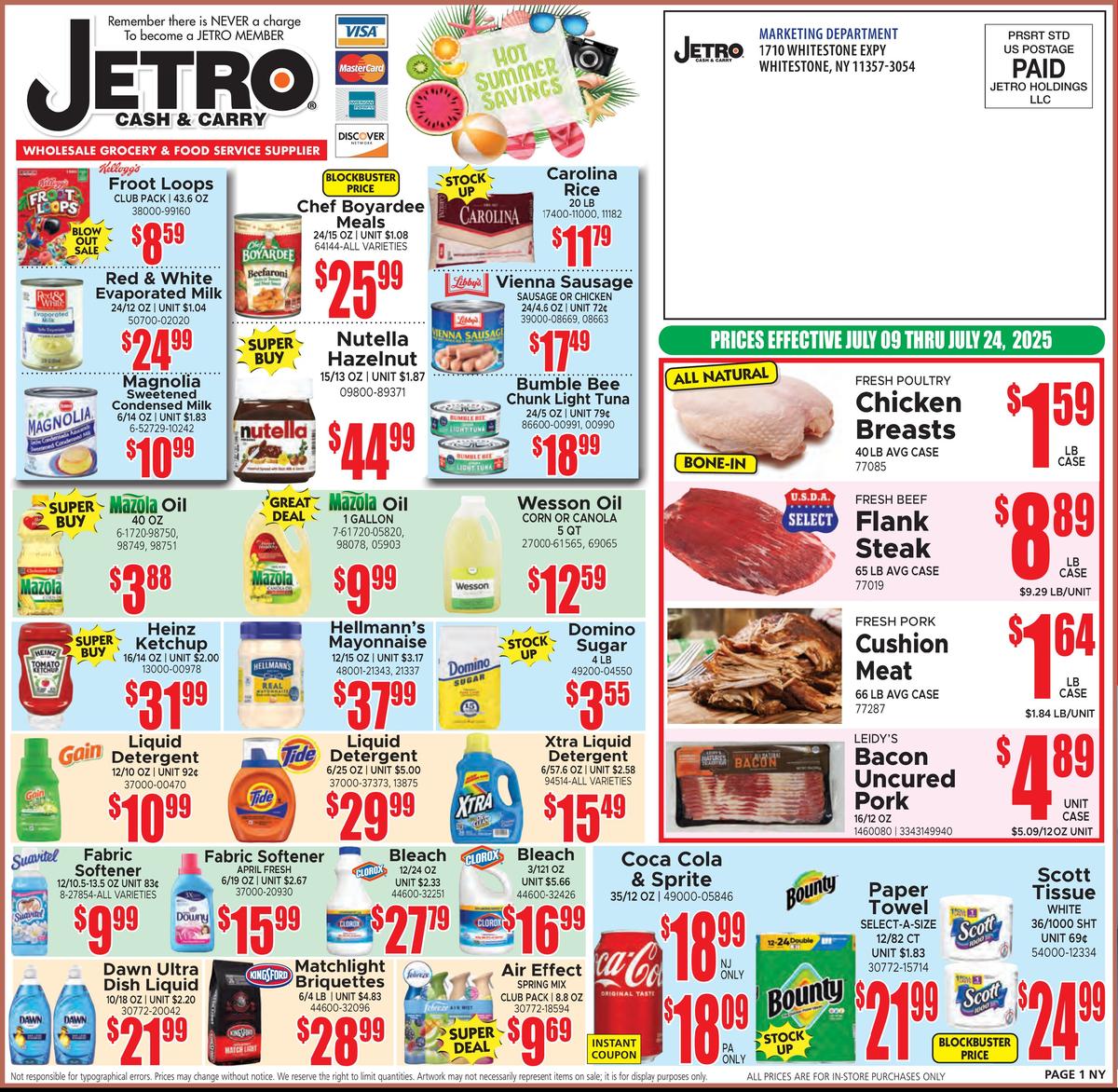 Jetro Weekly Ad (07/09/25 - 07/24/25) & Flyer Preview - EveryPayJoy