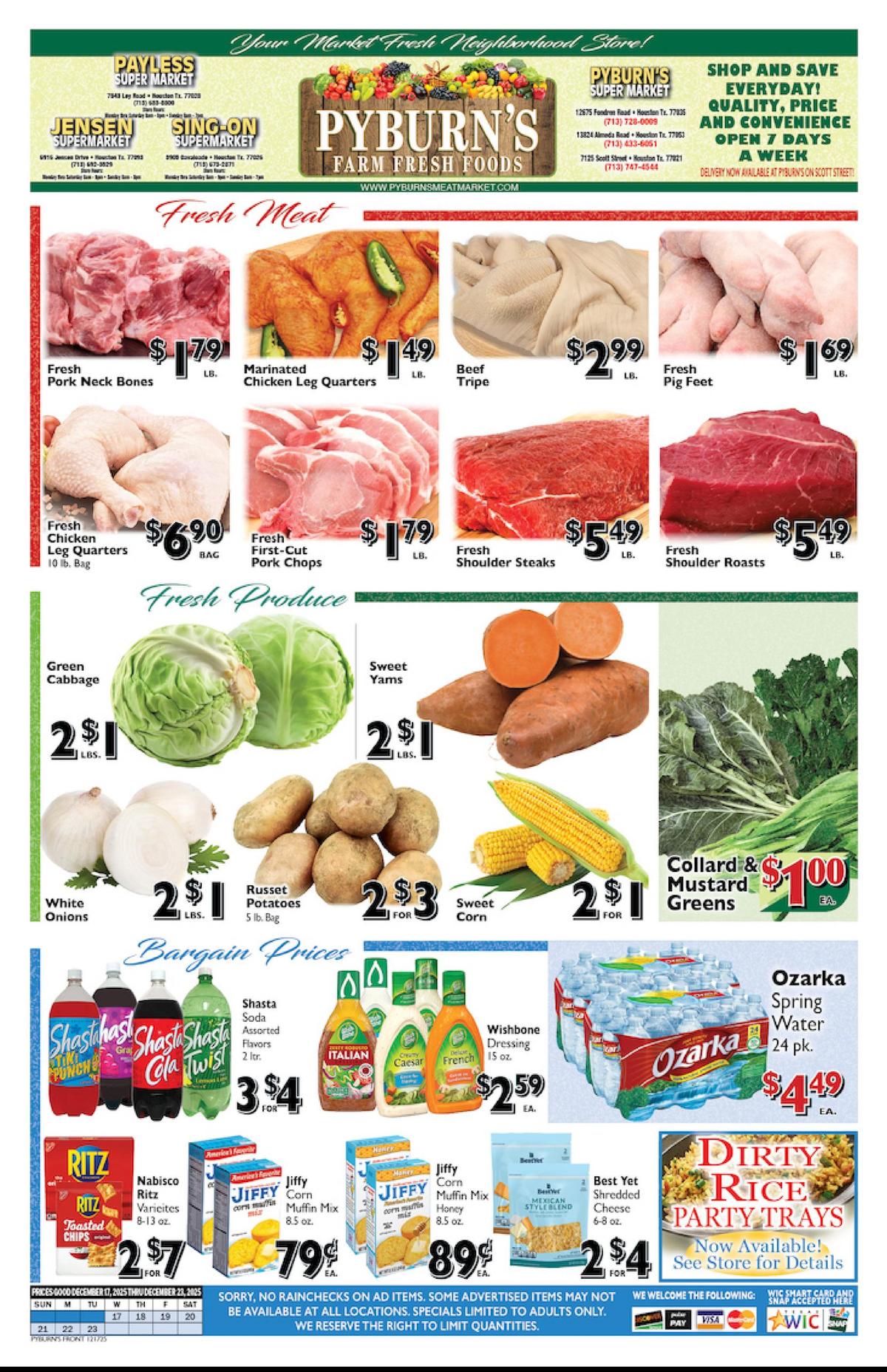 Pyburn’s Farm Fresh Foods Weekly Ad (12/17/25 - 12/23/25) & Flyer ...