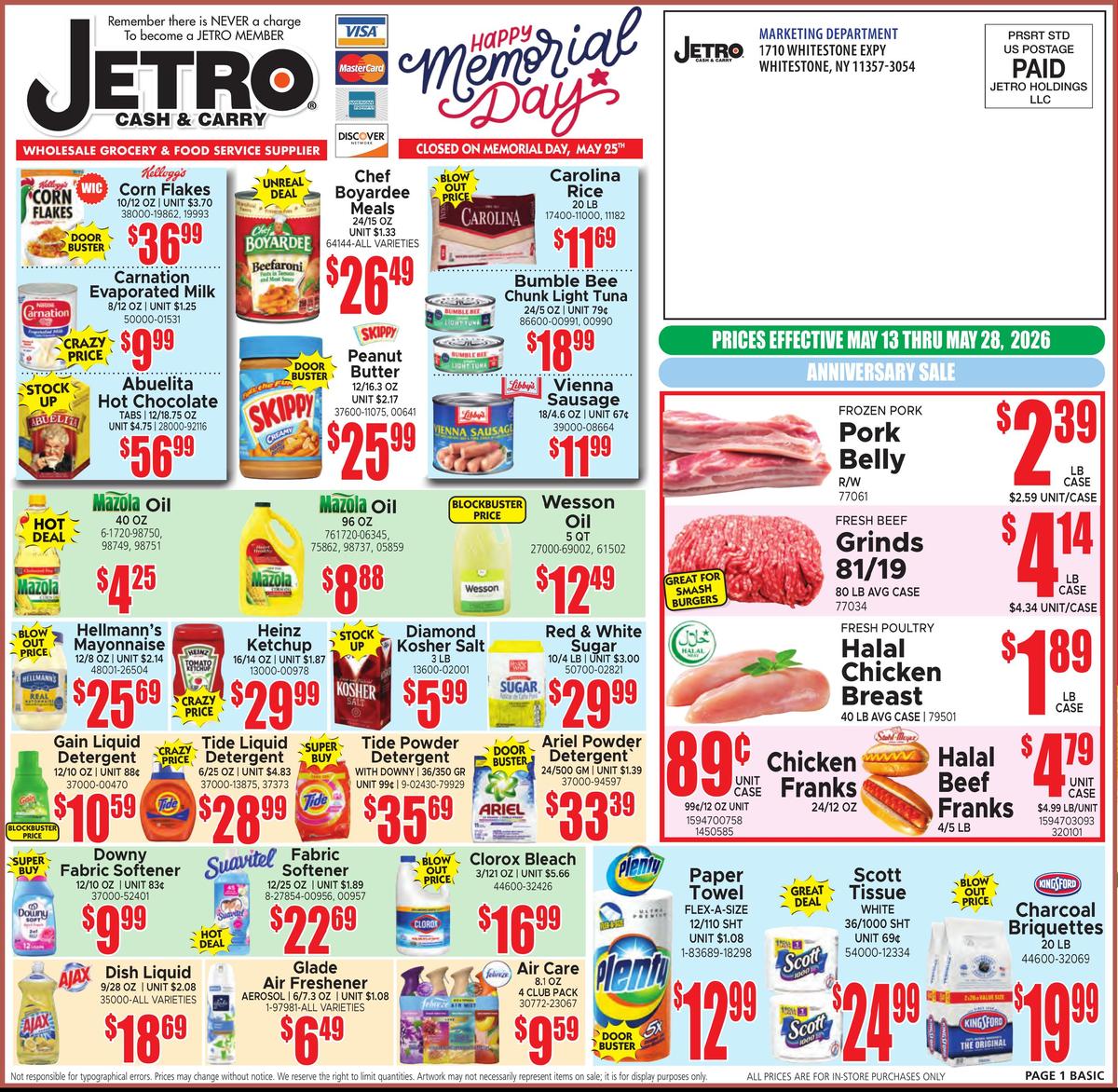 Jetro Weekly Ad (05/13/26 - 05/28/26) & Flyer Preview - EveryPayJoy