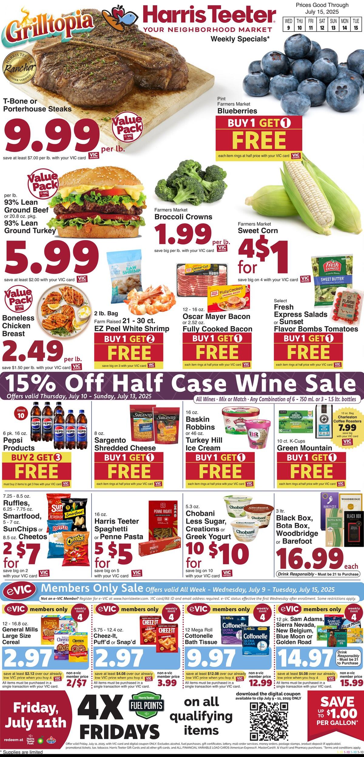 Harris Teeter Weekly Ad (07/09/25 - 07/15/25) & Flyer Preview - EveryPayJoy