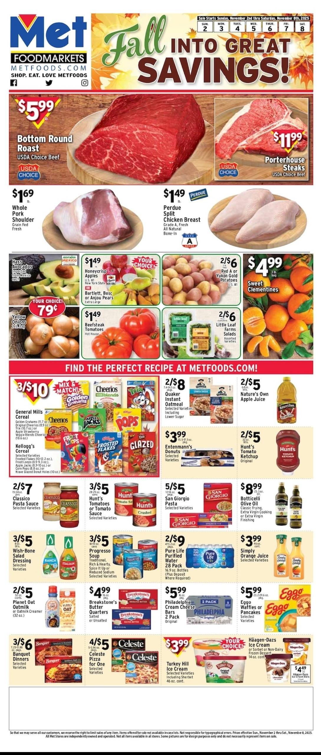 Met Foods Weekly Ad (11/02/25 - 11/08/25) & Flyer Preview - EveryPayJoy