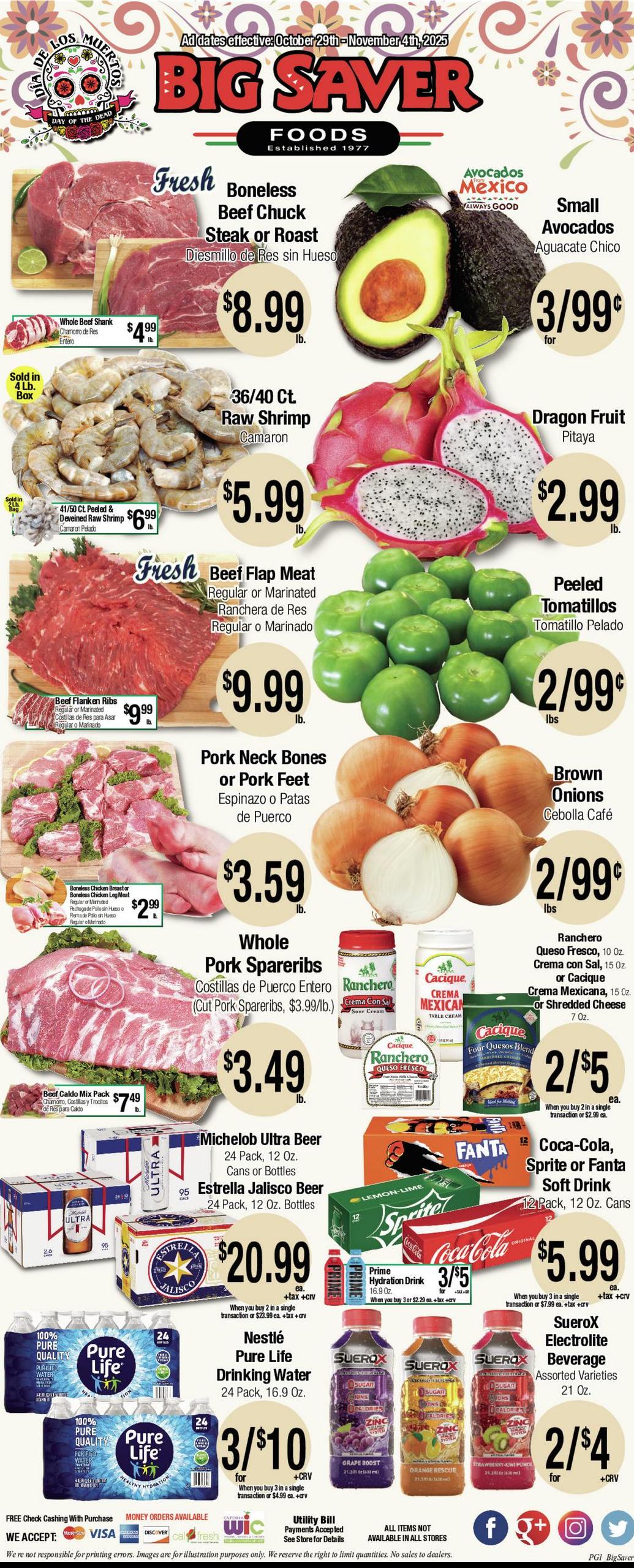 Big Saver Foods Weekly Ad (10/29/25 - 11/04/25) & Flyer Preview ...