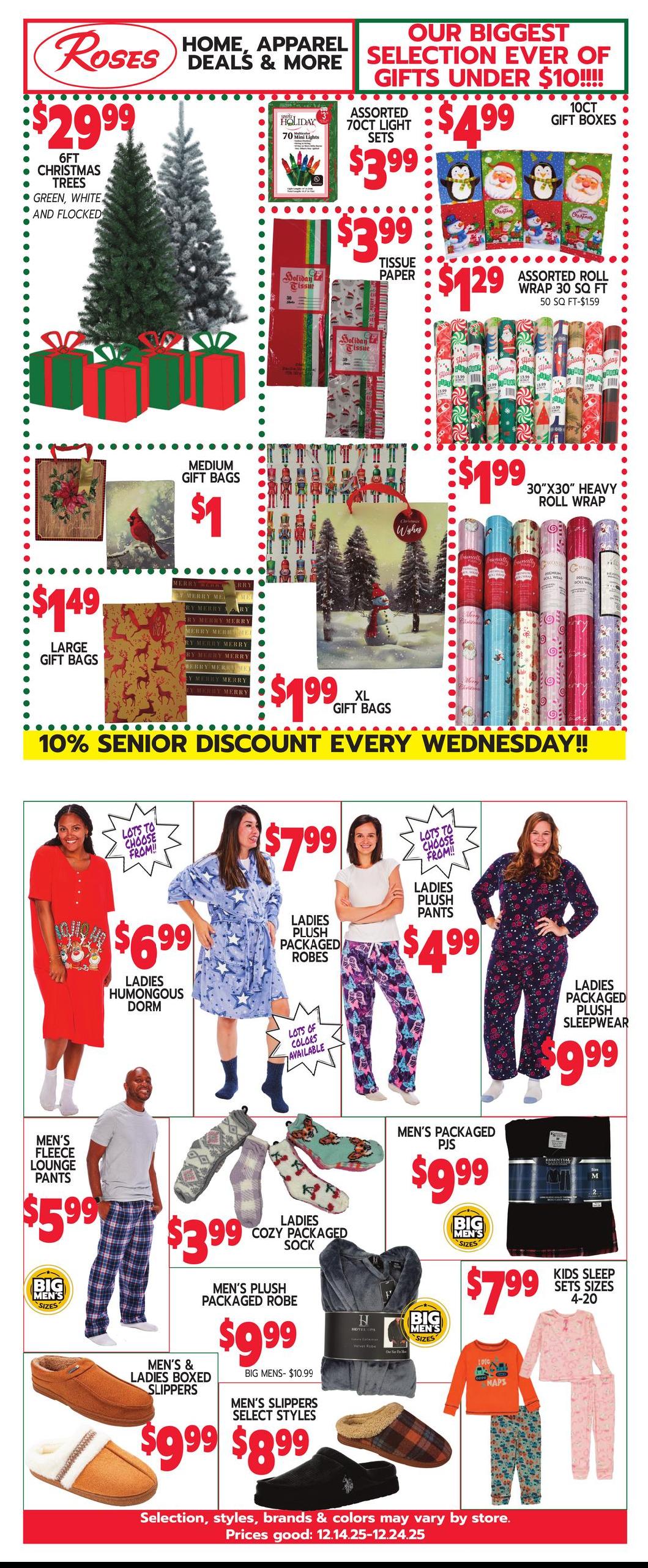 Roses Discount Stores Weekly Ad (12/14/25 - 12/24/25) & Flyer Preview ...