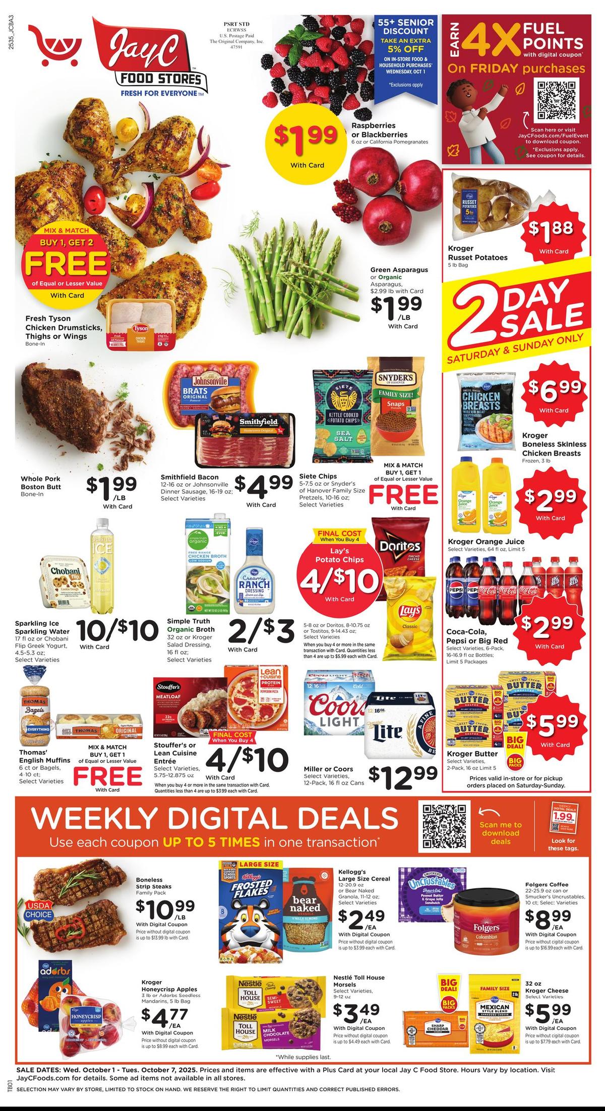 JayC Food Stores Weekly Ad (10/01/25 - 10/07/25) & Flyer Preview ...