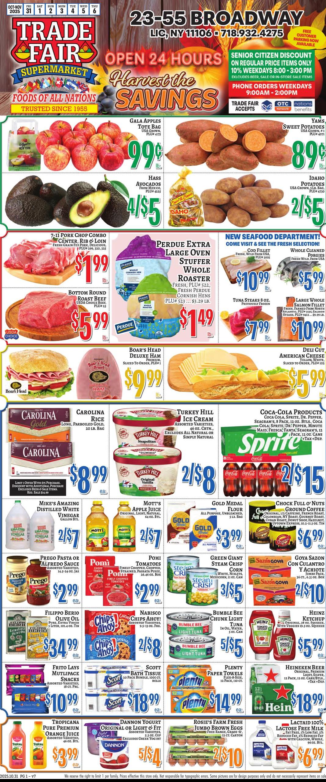 Trade Fair Supermarket Weekly Ad (10/31/25 - 11/06/25) & Flyer Preview ...