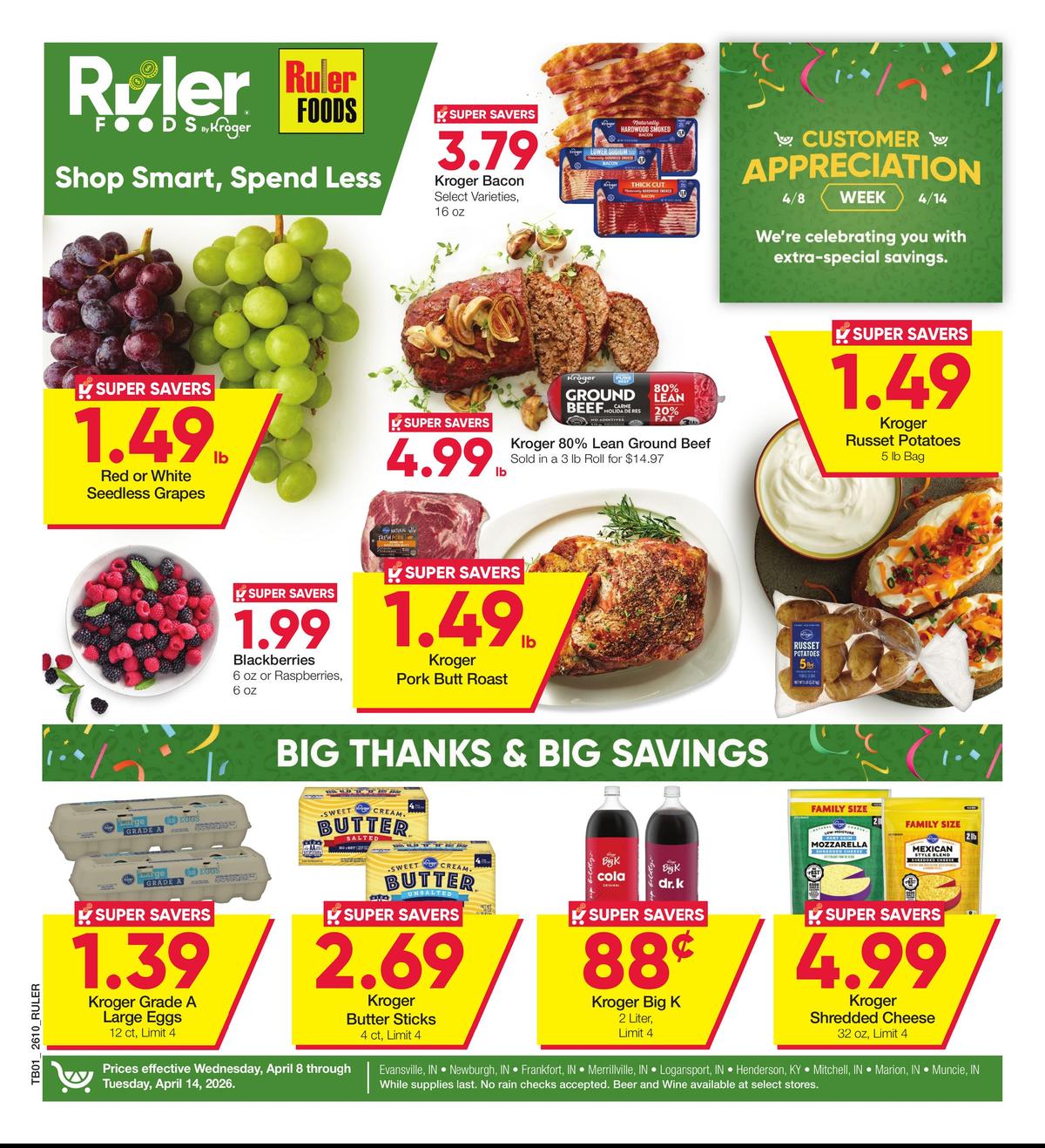 Ruler Foods Weekly Ad (04/08/26 - 04/14/26) & Flyer Preview - EveryPayJoy