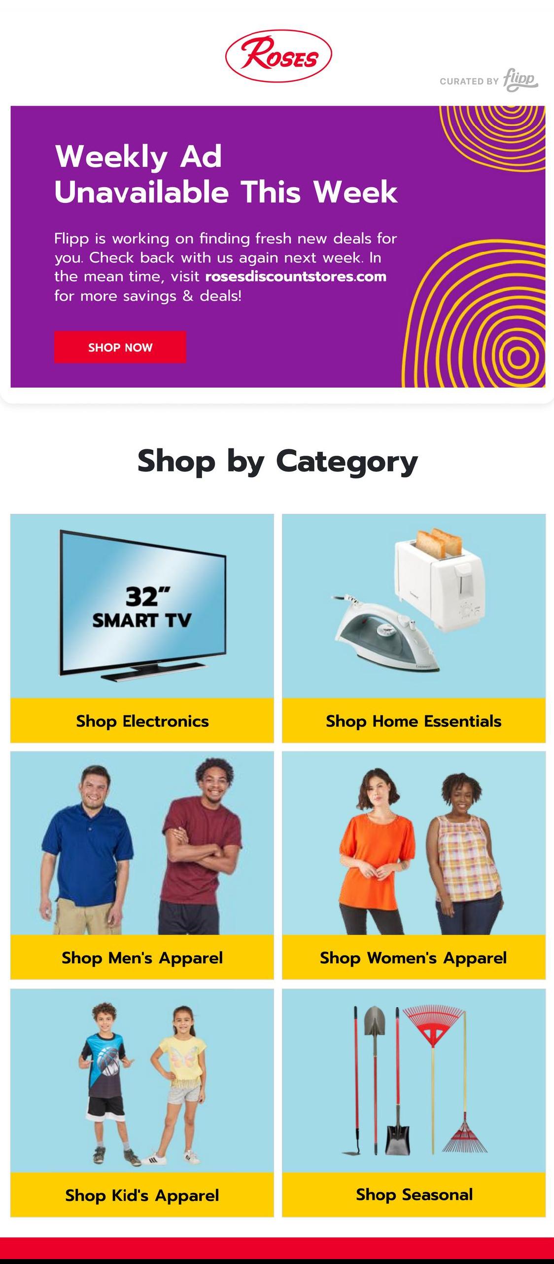 Roses Discount Stores Weekly Ad (10/06/25 - 12/31/25) & Flyer Preview ...