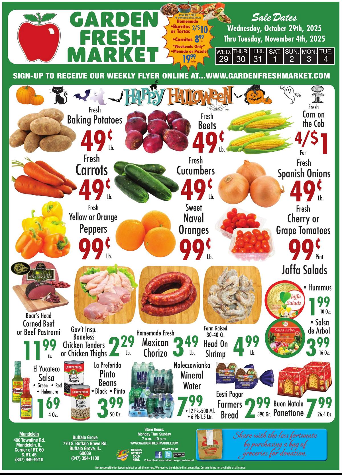 Garden Fresh Market Weekly Ad (10/29/25 - 11/04/25) & Flyer Preview ...