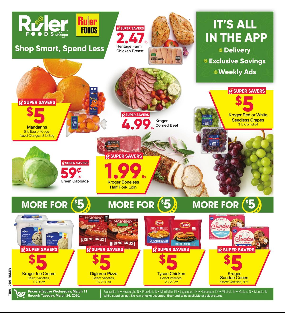 Ruler Foods Weekly Ad (03/11/26 - 03/24/26) & Flyer Preview - EveryPayJoy