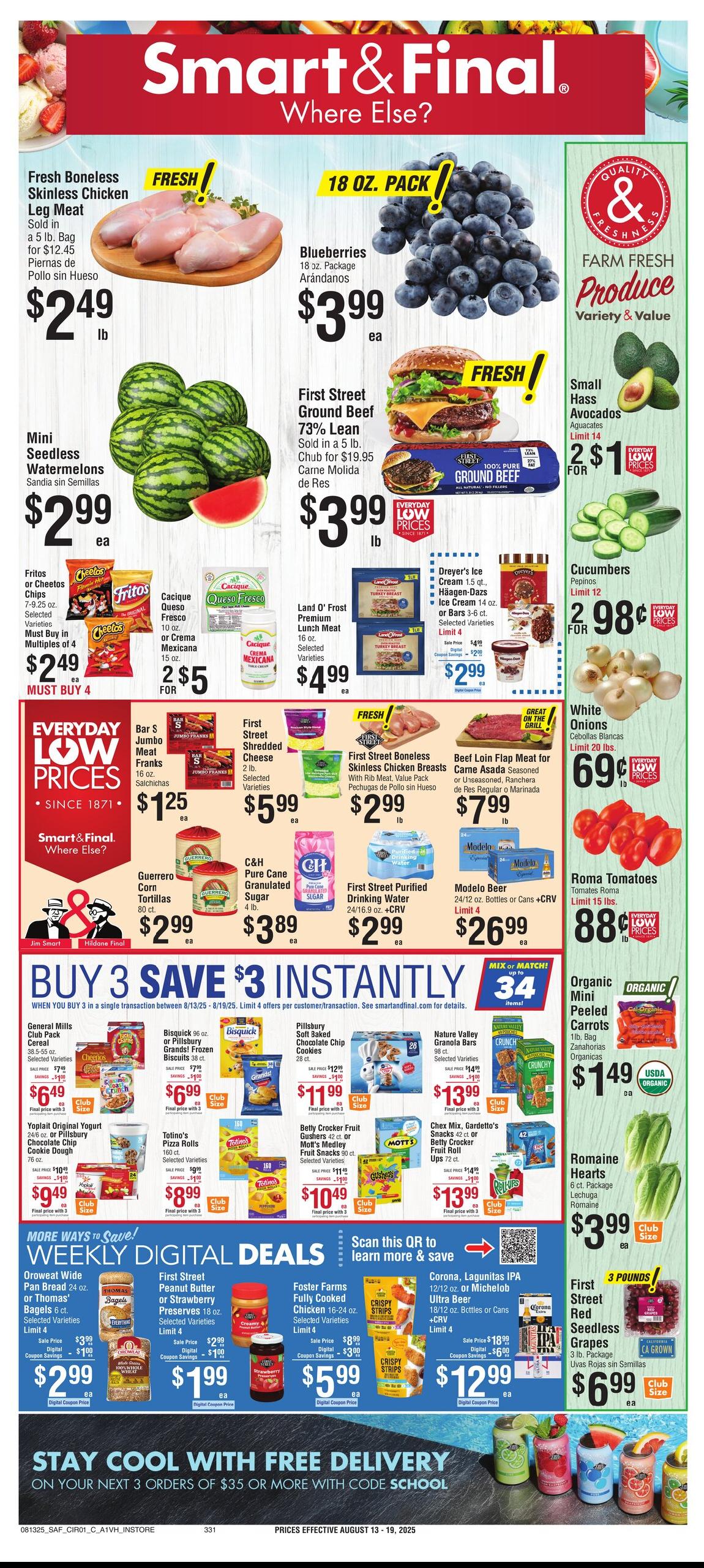 Smart & Final Weekly Ad (08/13/25 - 08/19/25) & Flyer Preview - EveryPayJoy