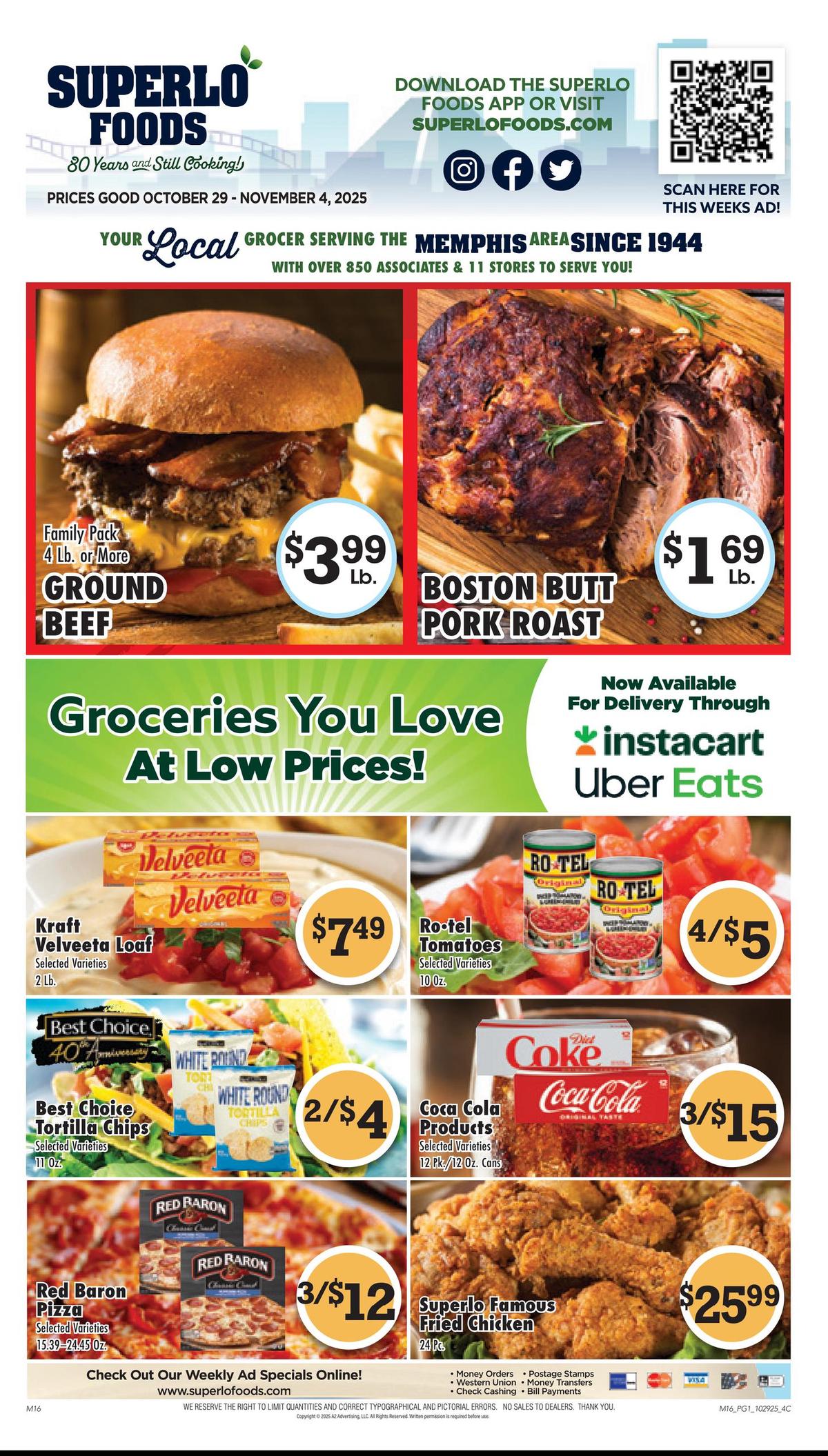 Superlo Foods Weekly Ad (10/29/25 - 11/11/25) & Flyer Preview - EveryPayJoy