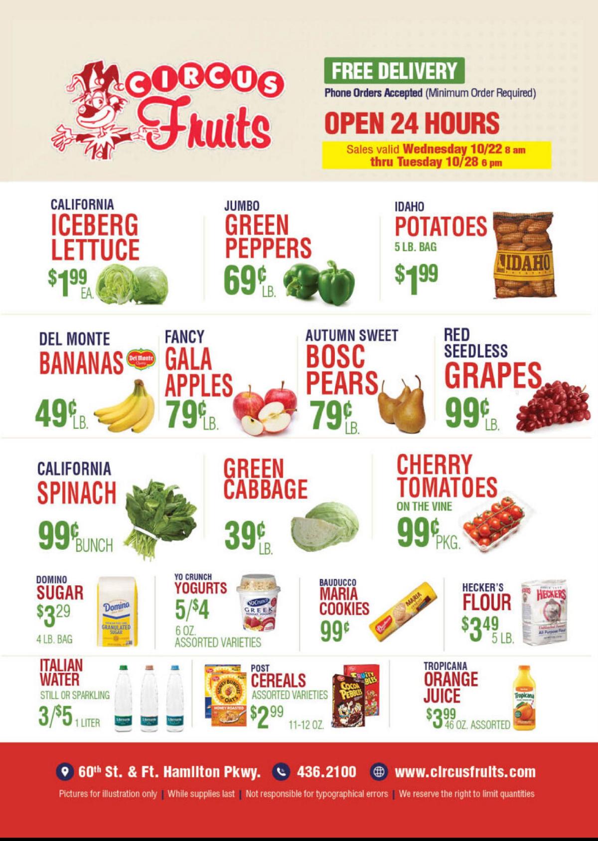 Circus Fruits Weekly Ad (10/22/25 - 10/28/25) & Flyer Preview - EveryPayJoy