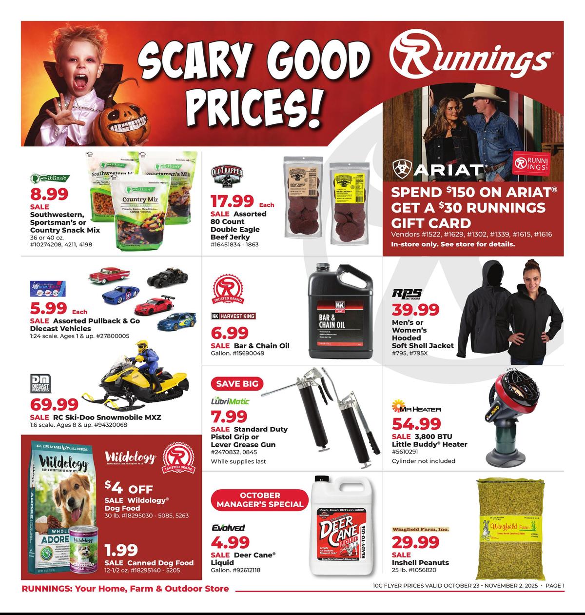 Runnings Weekly Ad (10/23/25 - 11/02/25) & Flyer Preview - EveryPayJoy