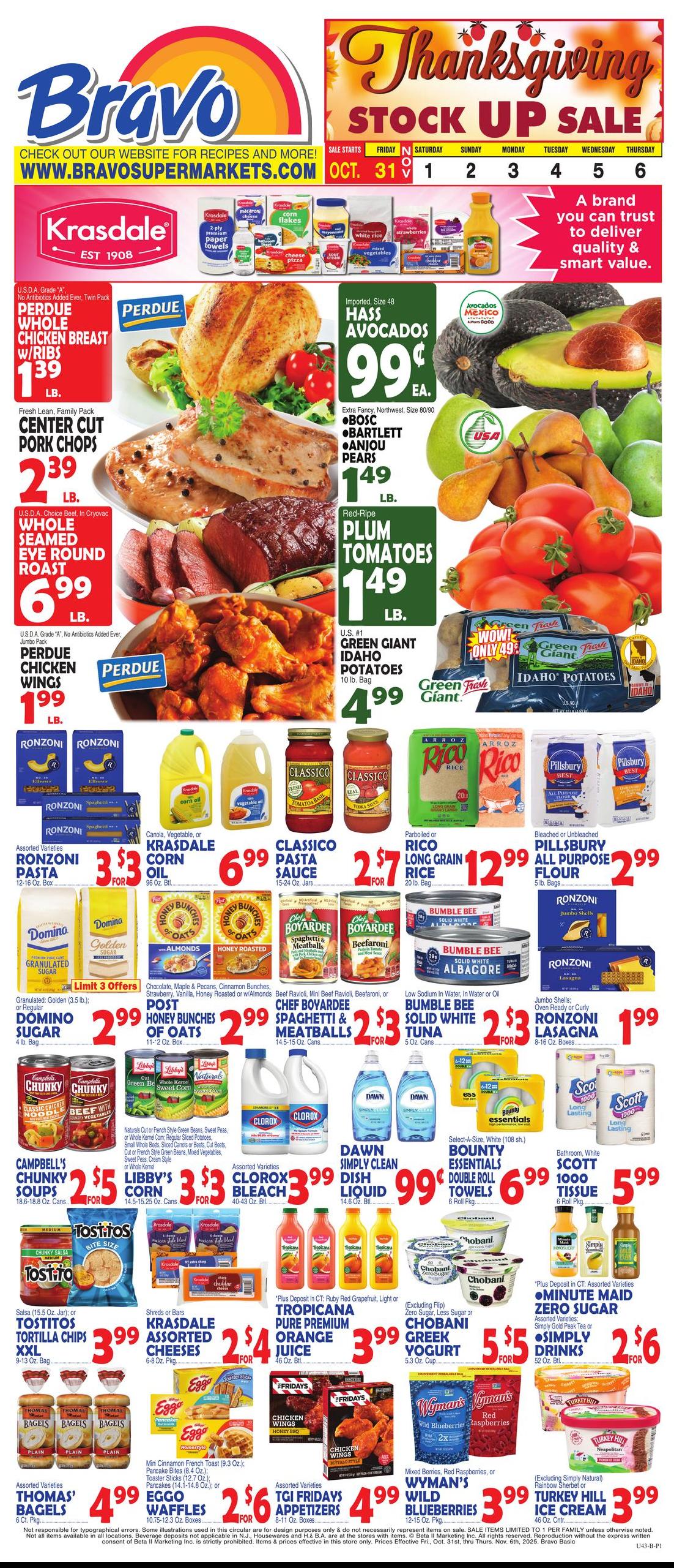 Bravo Supermarket Weekly Ad (10/31/25 - 11/06/25) & Flyer Preview ...