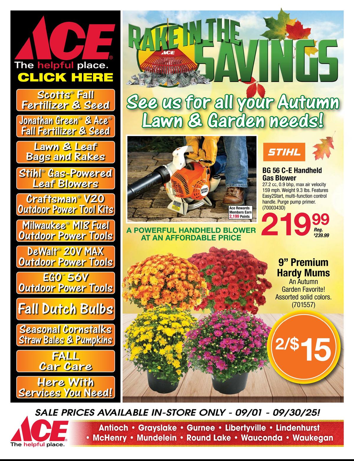 Ace Hardware Weekly Ad (09/01/25 - 09/30/25) & Flyer Preview - EveryPayJoy