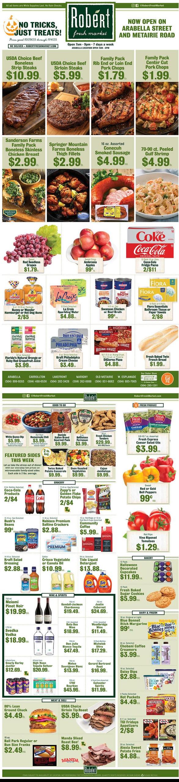 Robert Fresh Market Weekly Ad (10/29/25 - 11/04/25) & Flyer Preview ...