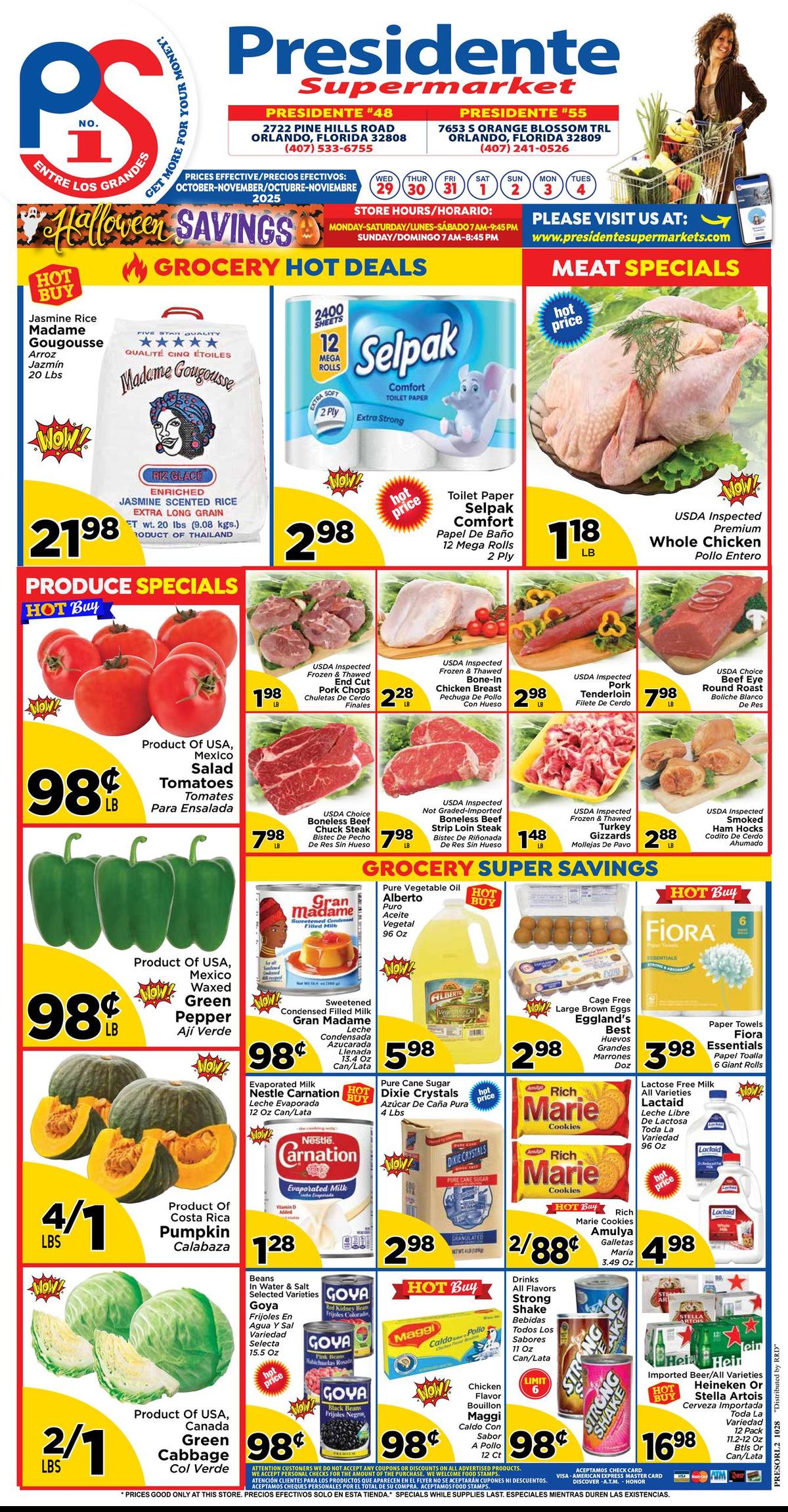 Presidente Supermarkets Weekly Ad (10/29/25 - 11/04/25) & Flyer Preview ...