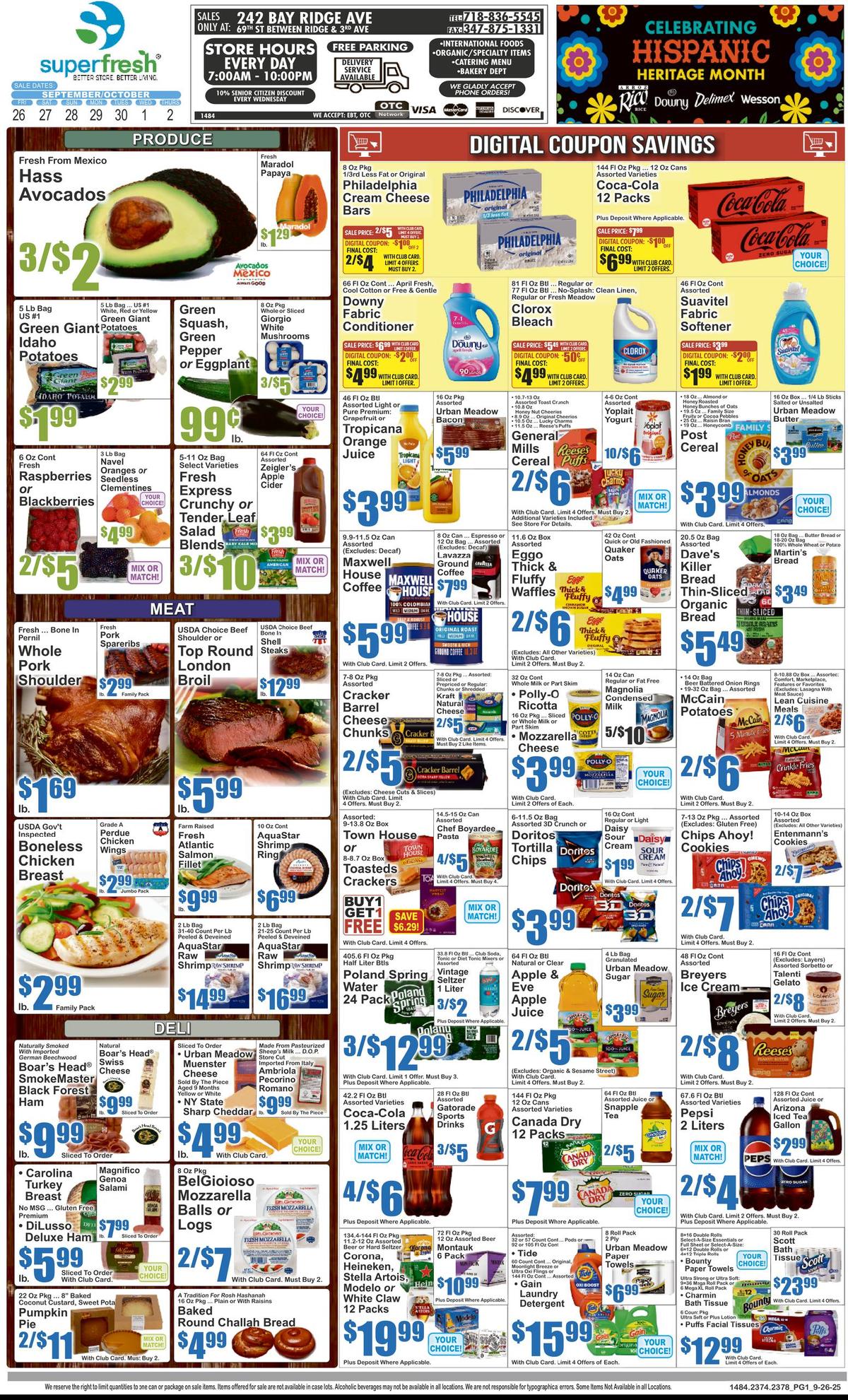SuperFresh Weekly Ad (09/26/25 - 10/02/25) & Flyer Preview - EveryPayJoy