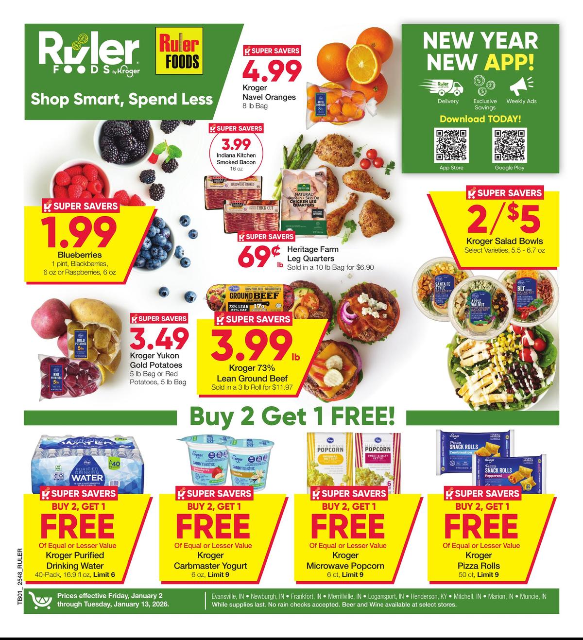 Ruler Foods Weekly Ad (01/02/26 - 01/13/26) & Flyer Preview - EveryPayJoy