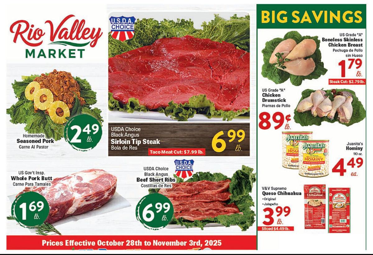 Rio Valley Market Weekly Ad (10/28/25 - 11/03/25) & Flyer Preview ...