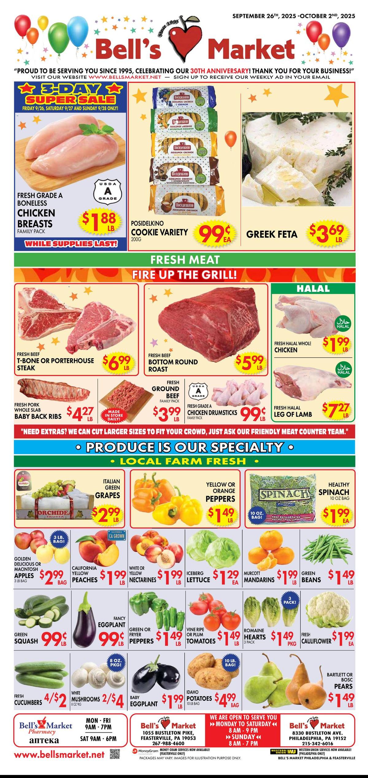 Bell’s Market Weekly Ad (09/26/25 - 10/02/25) & Flyer Preview - EveryPayJoy