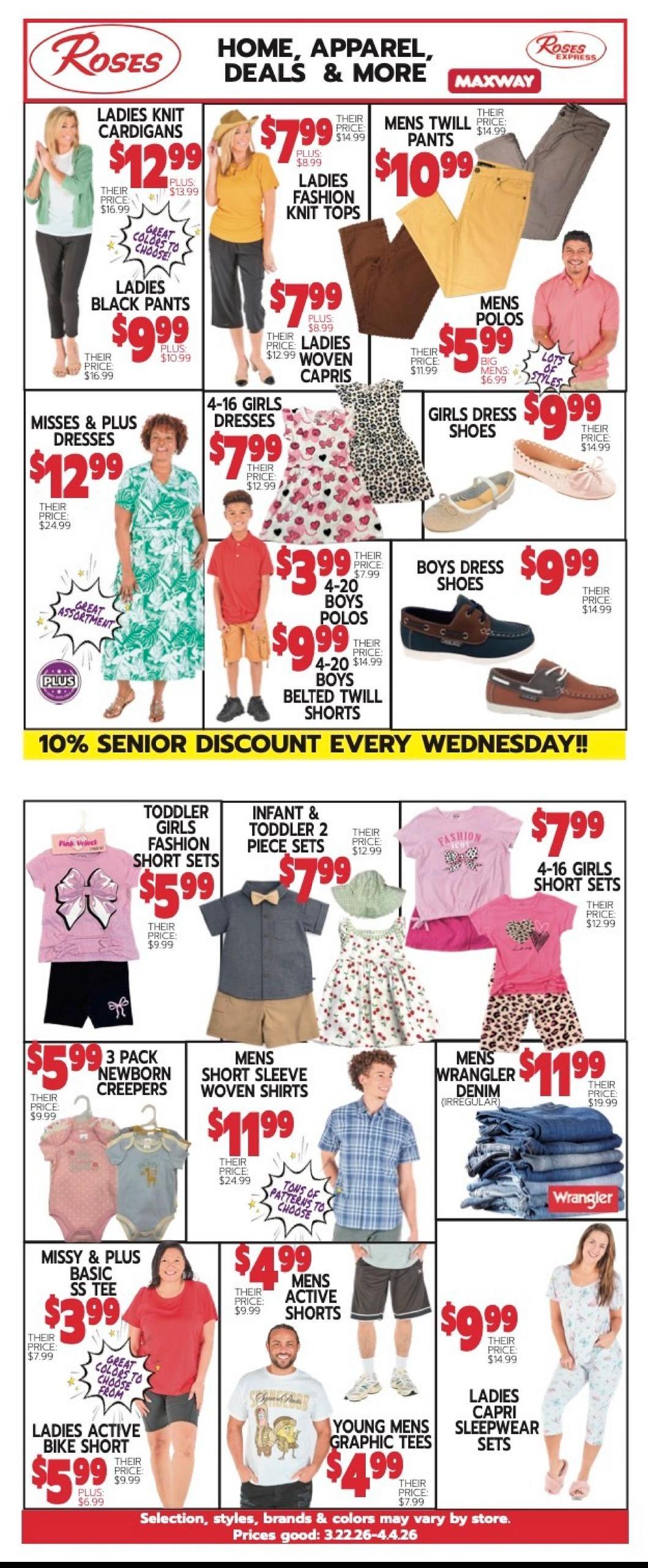 Roses Discount Stores Weekly Ad (04/01/26 - 04/30/26) & Flyer Preview ...