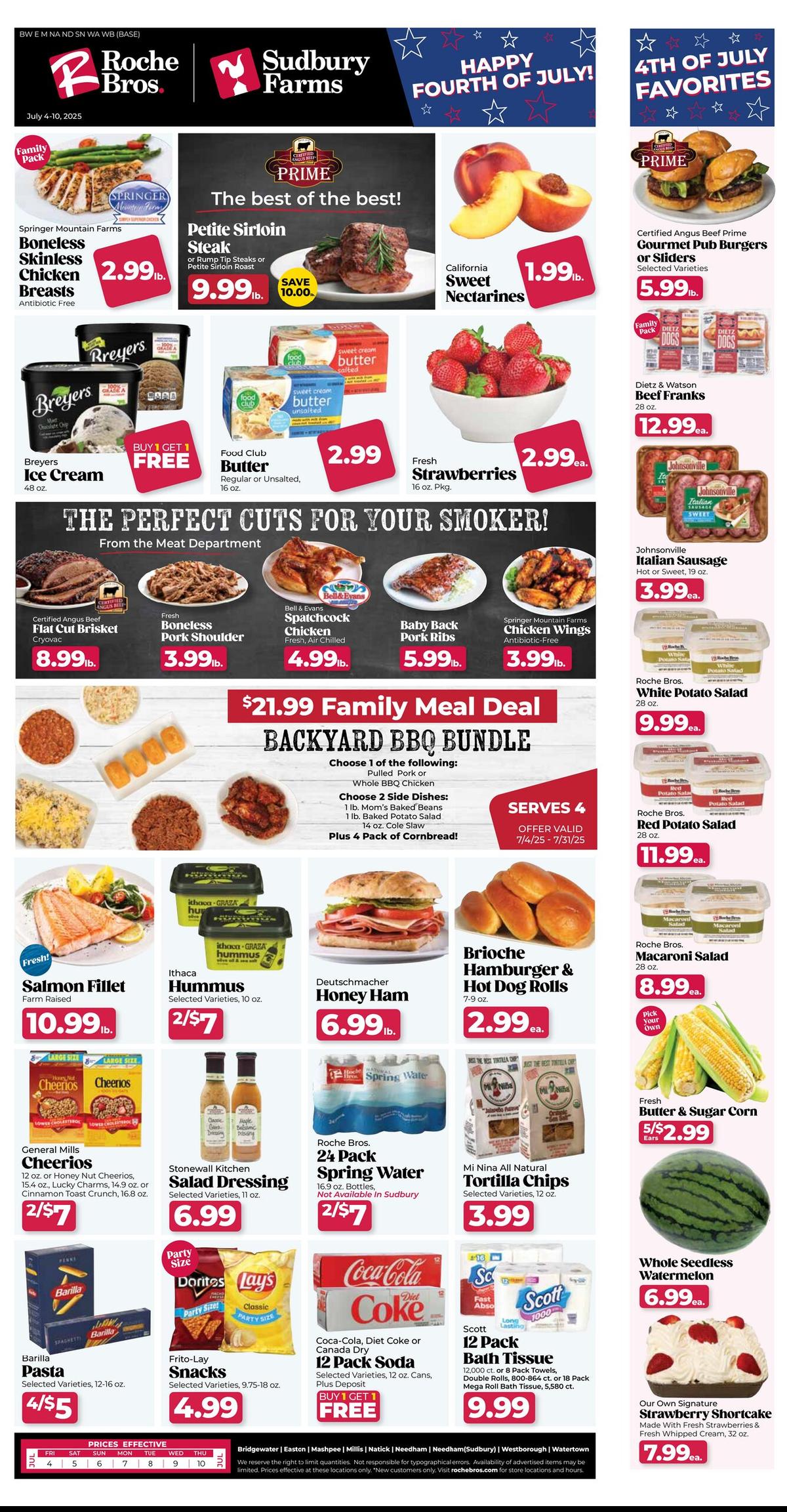 Roche Bros Weekly Ad (07/04/25 - 07/10/25) & Flyer Preview - EveryPayJoy