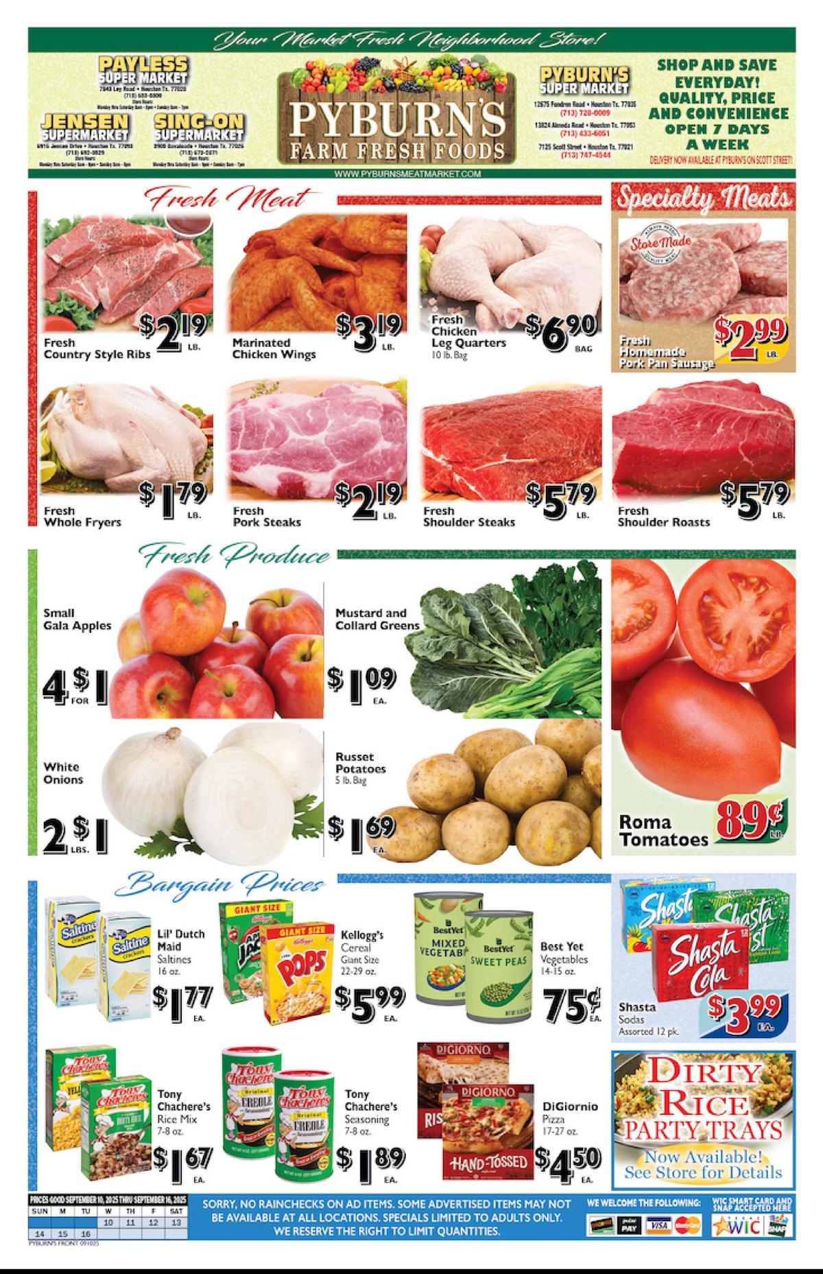 Pyburn’s Farm Fresh Foods Weekly Ad (09/10/25 - 09/16/25) & Flyer ...