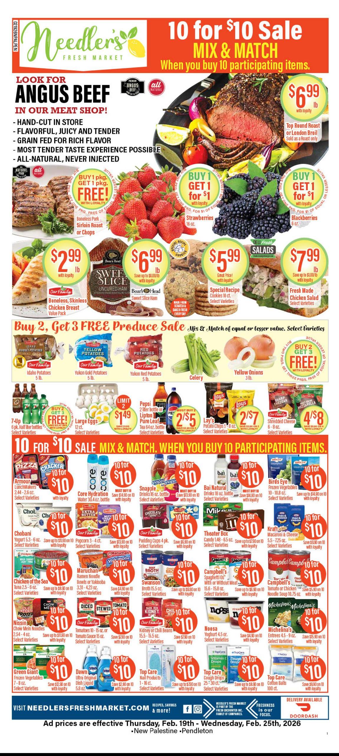 Needler’s Fresh Market Weekly Ad (02/19/26 - 02/25/26) & Flyer Preview ...