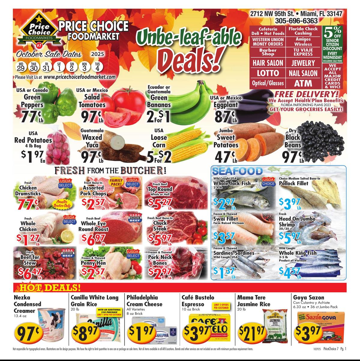 Price Choice Food Market Weekly Ad (10/29/25 - 11/04/25) & Flyer ...