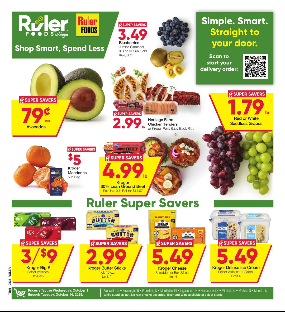 Ruler Foods Weekly Ad (10/01/25 - 10/14/25) & Flyer Preview - EveryPayJoy