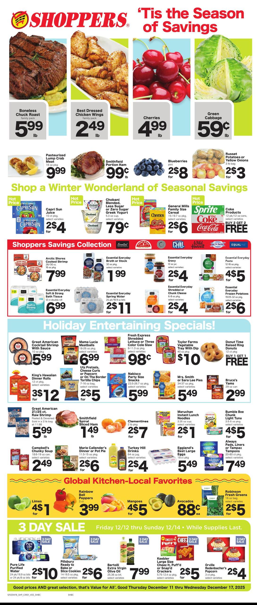 Shoppers Weekly Ad (12/11/25 - 12/17/25) & Flyer Preview - EveryPayJoy