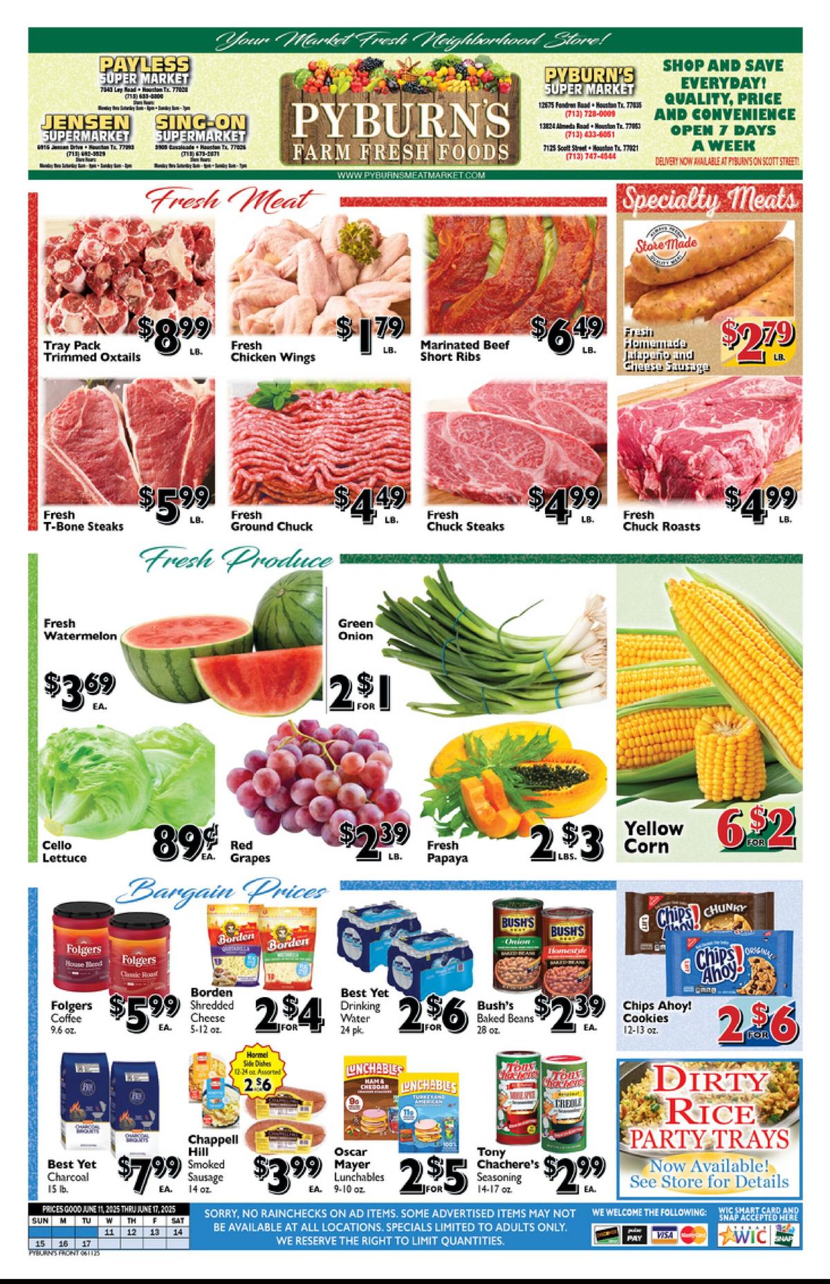 Pyburn’s Farm Fresh Foods Weekly Ad (06/11/25 - 06/17/25) & Flyer ...