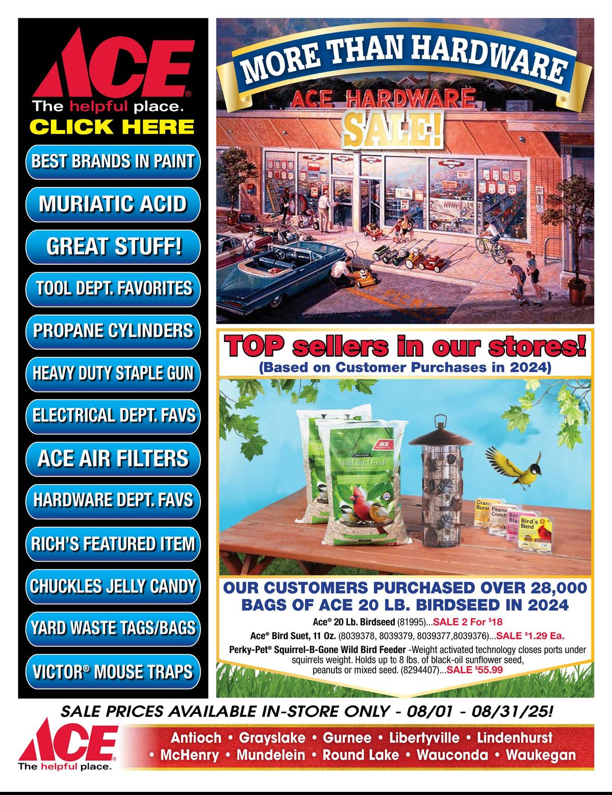 Ace Hardware Weekly Ad (08/01/25 - 08/31/25) & Flyer Preview - EveryPayJoy