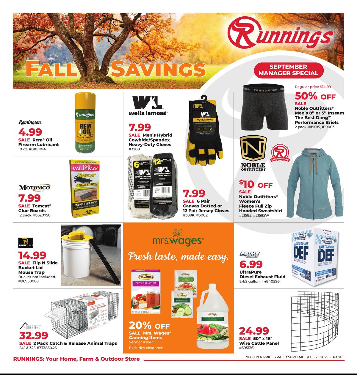 Runnings Weekly Ad (09/11/25 - 09/21/25) & Flyer Preview - EveryPayJoy