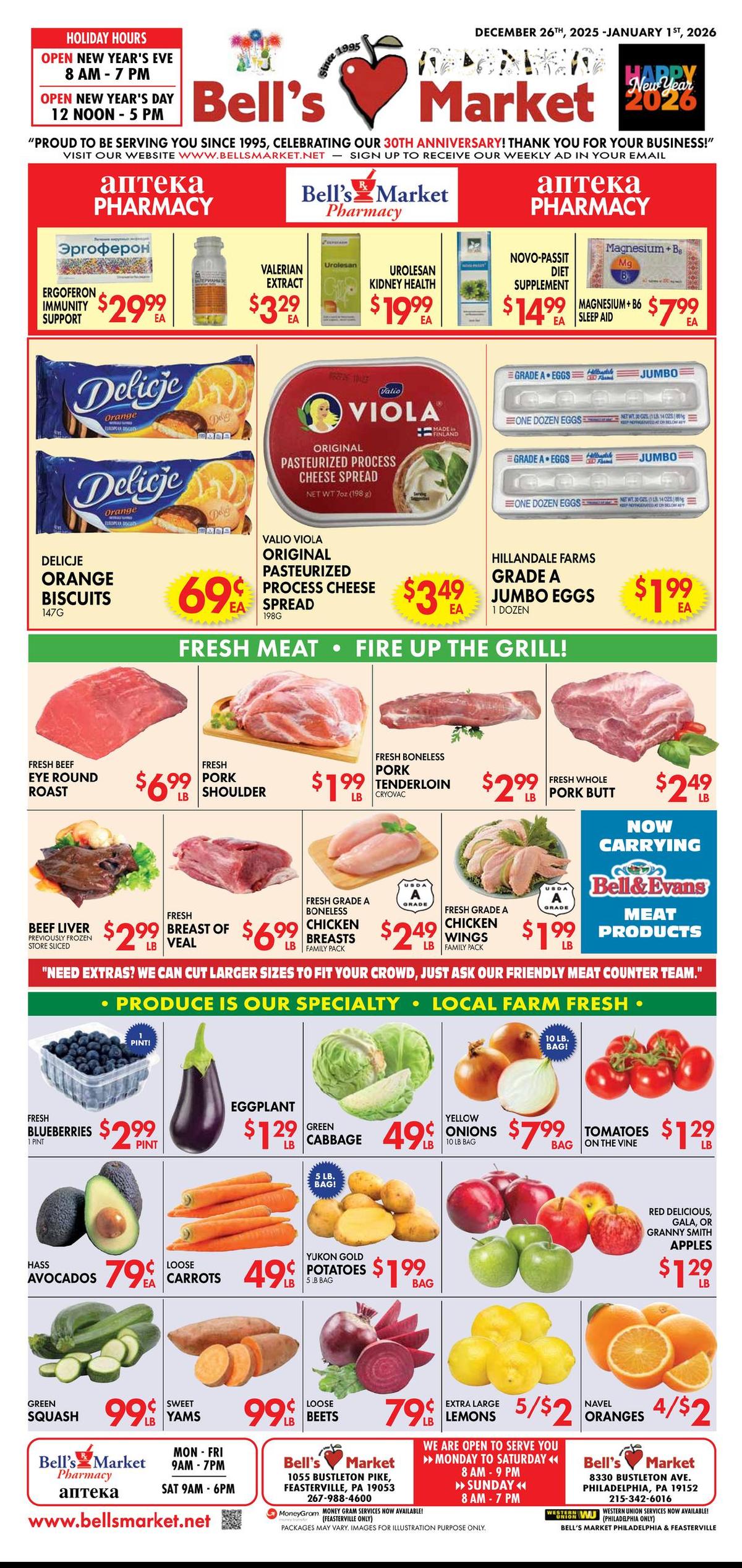 Bell’s Market Weekly Ad (12/26/25 - 01/01/26) & Flyer Preview - EveryPayJoy